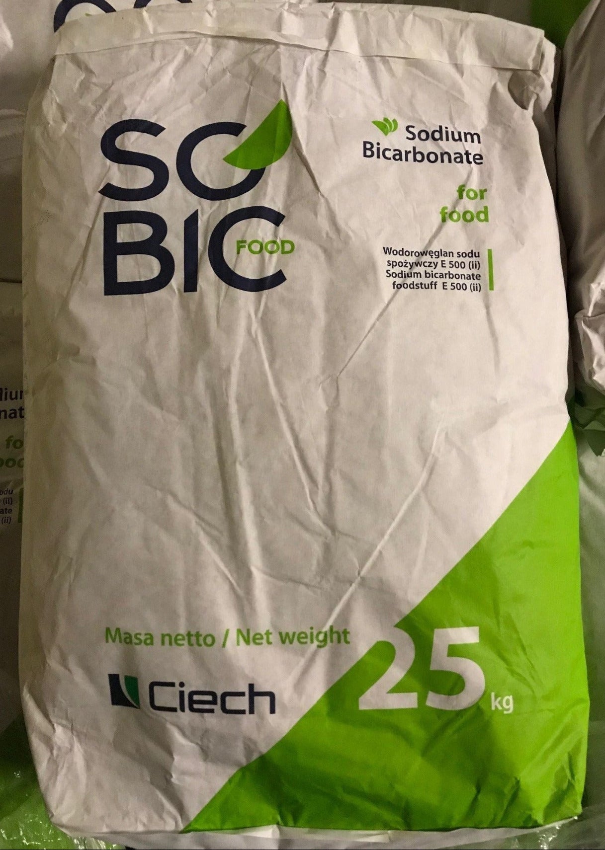 25 kg Backsoda Natron 25 kg Natriumhydrogencarbonat NaHCO3 Natriumbica ...